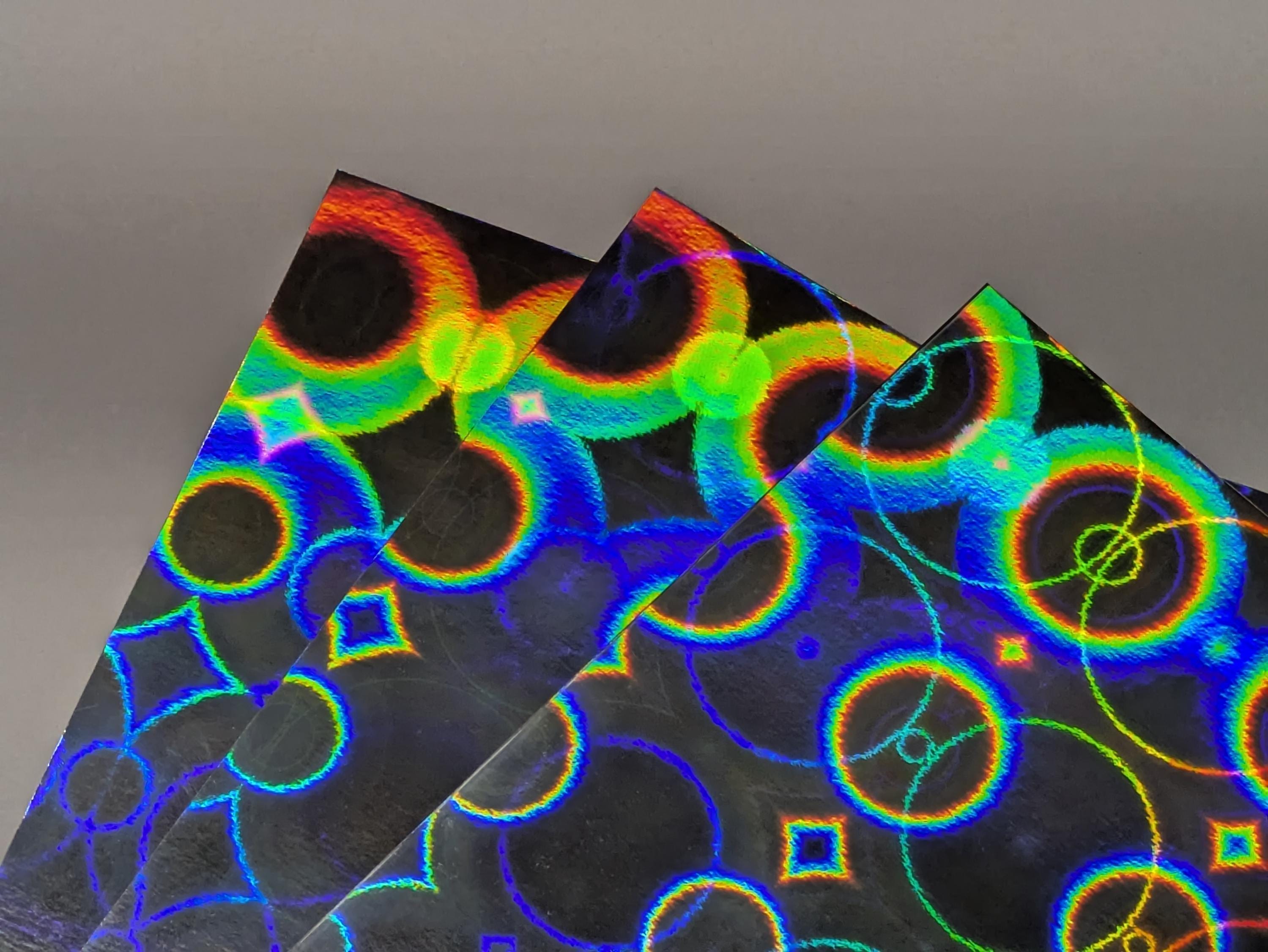 Ripple Foil Holographic Paper: Craft, Card & TCG Custom Sheet (10x13 ...