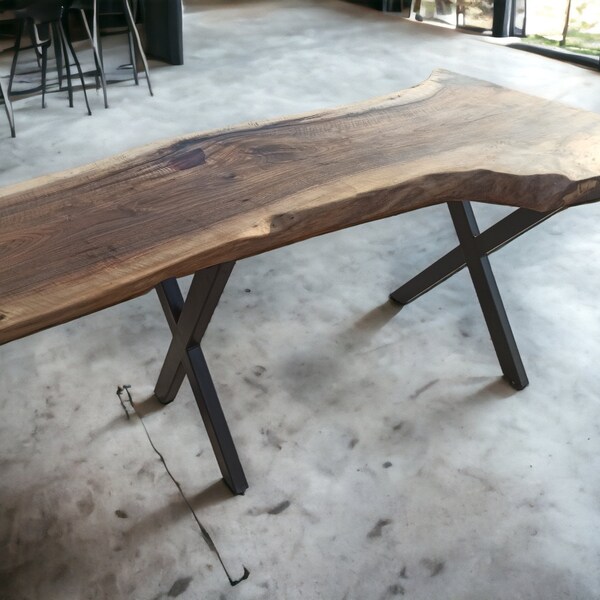 Rustic Wood Dining Table - Etsy