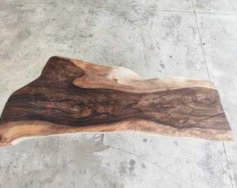 Rustic Handmade Wood Coffee Table Unique Walnut WG-1045 - Etsy