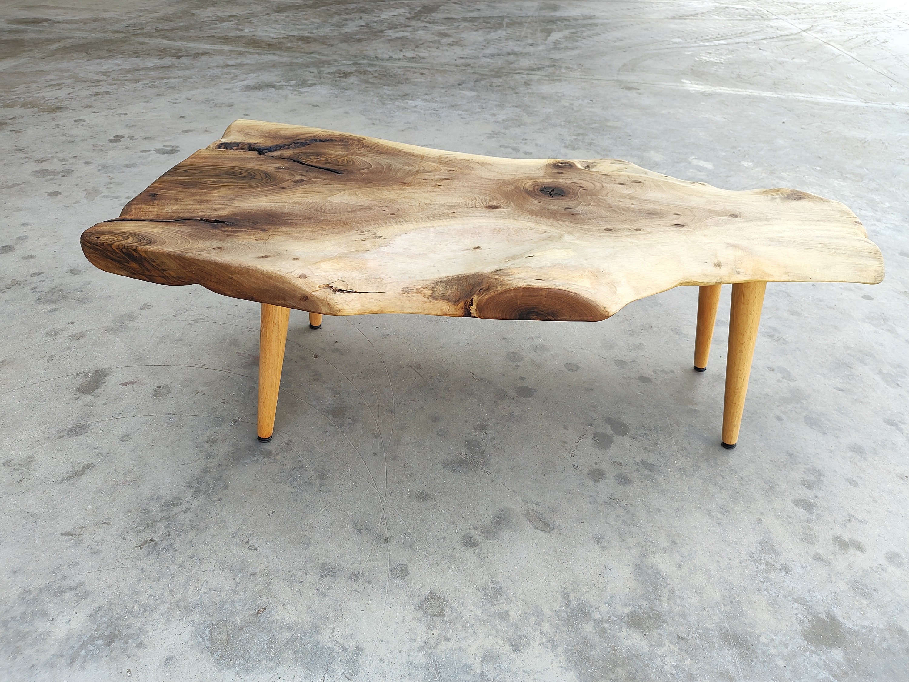 Rustic Handmade Wood Coffee Table Unique Walnut WG-1085 - Etsy