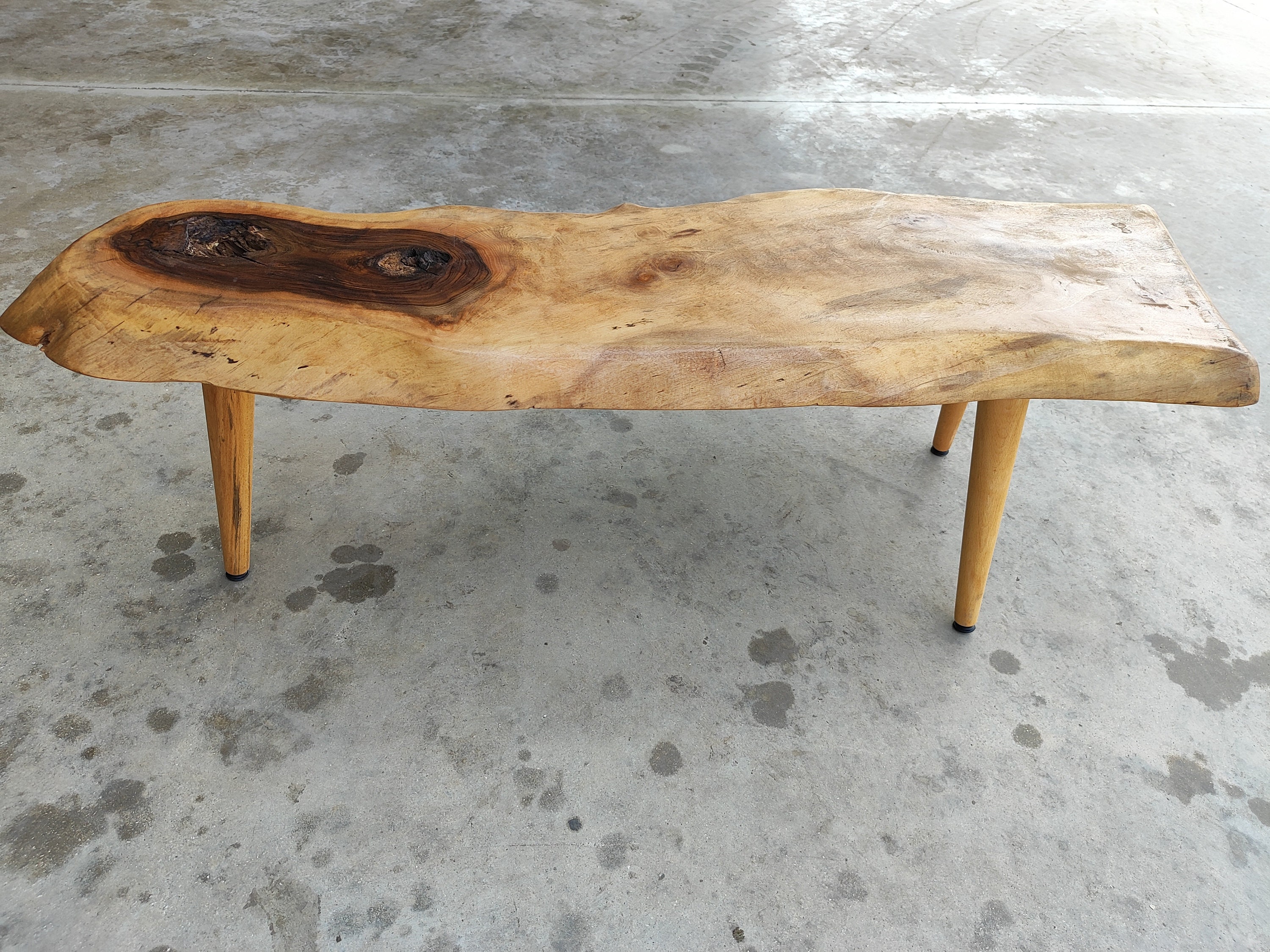 Rustic Handmade Wood Coffee Table Unique Walnut WG-1104 - Etsy