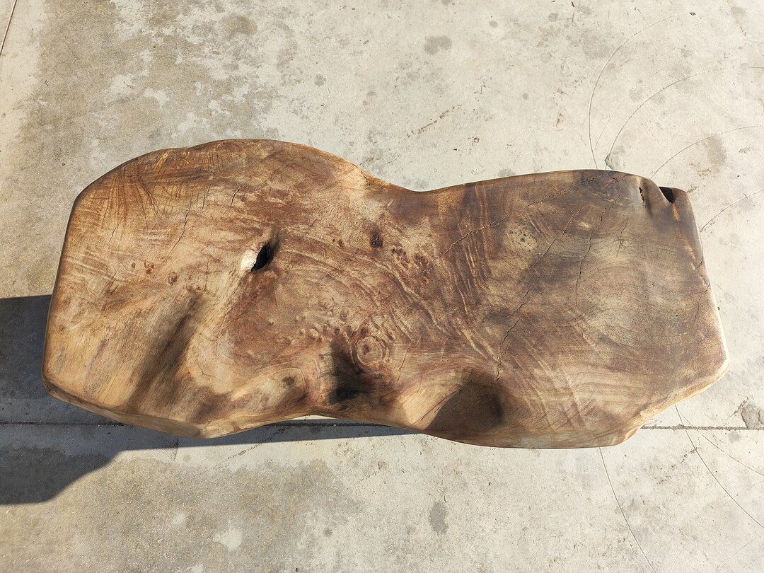 Rustic Handmade Wood Coffee Table Unique Walnut WG-1045 - Etsy