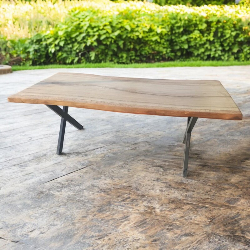 Oak Live Edge Table - Etsy