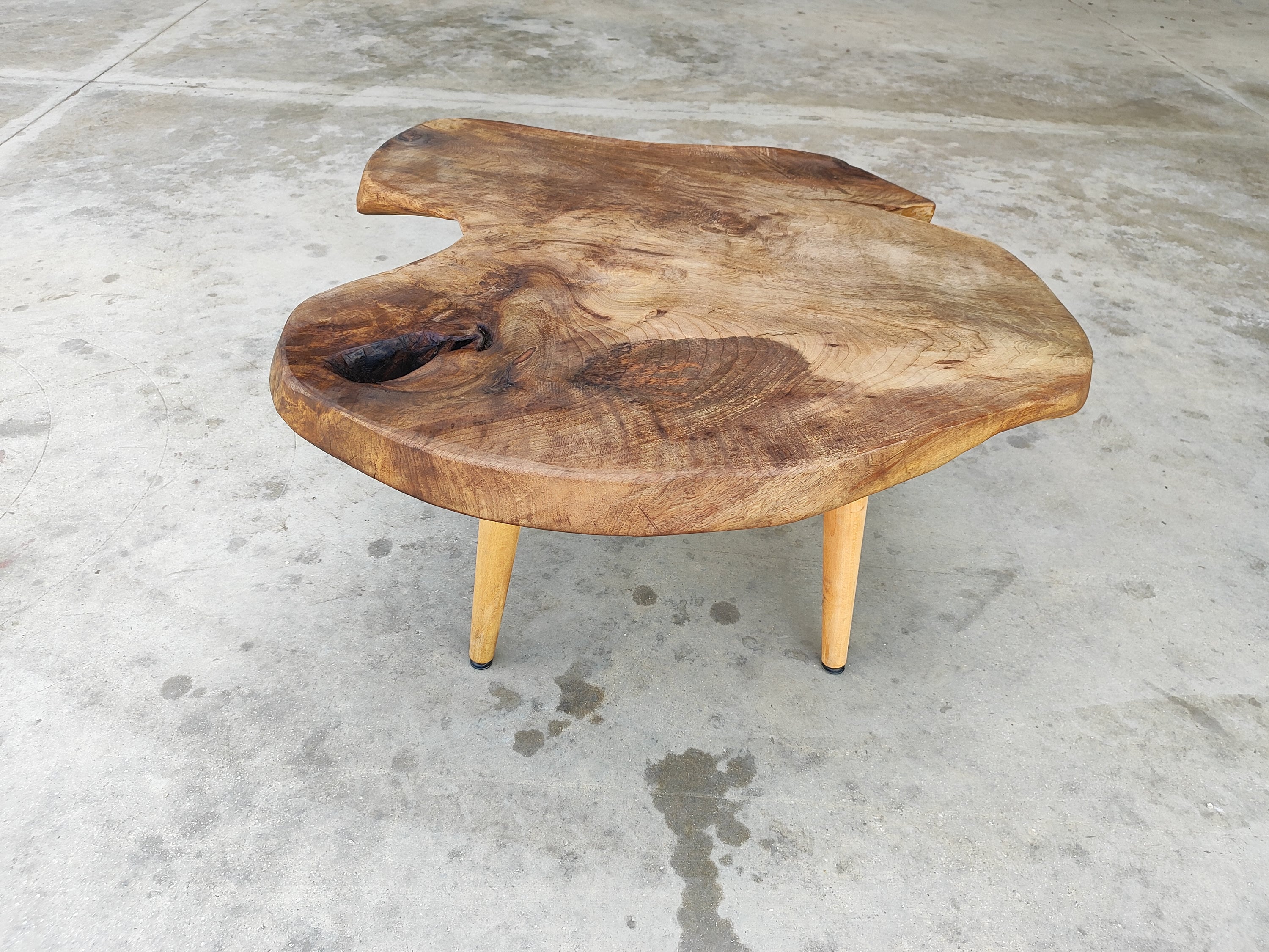 Rustic Handmade Wood Coffee Table Unique Walnut WG-1096 - Etsy
