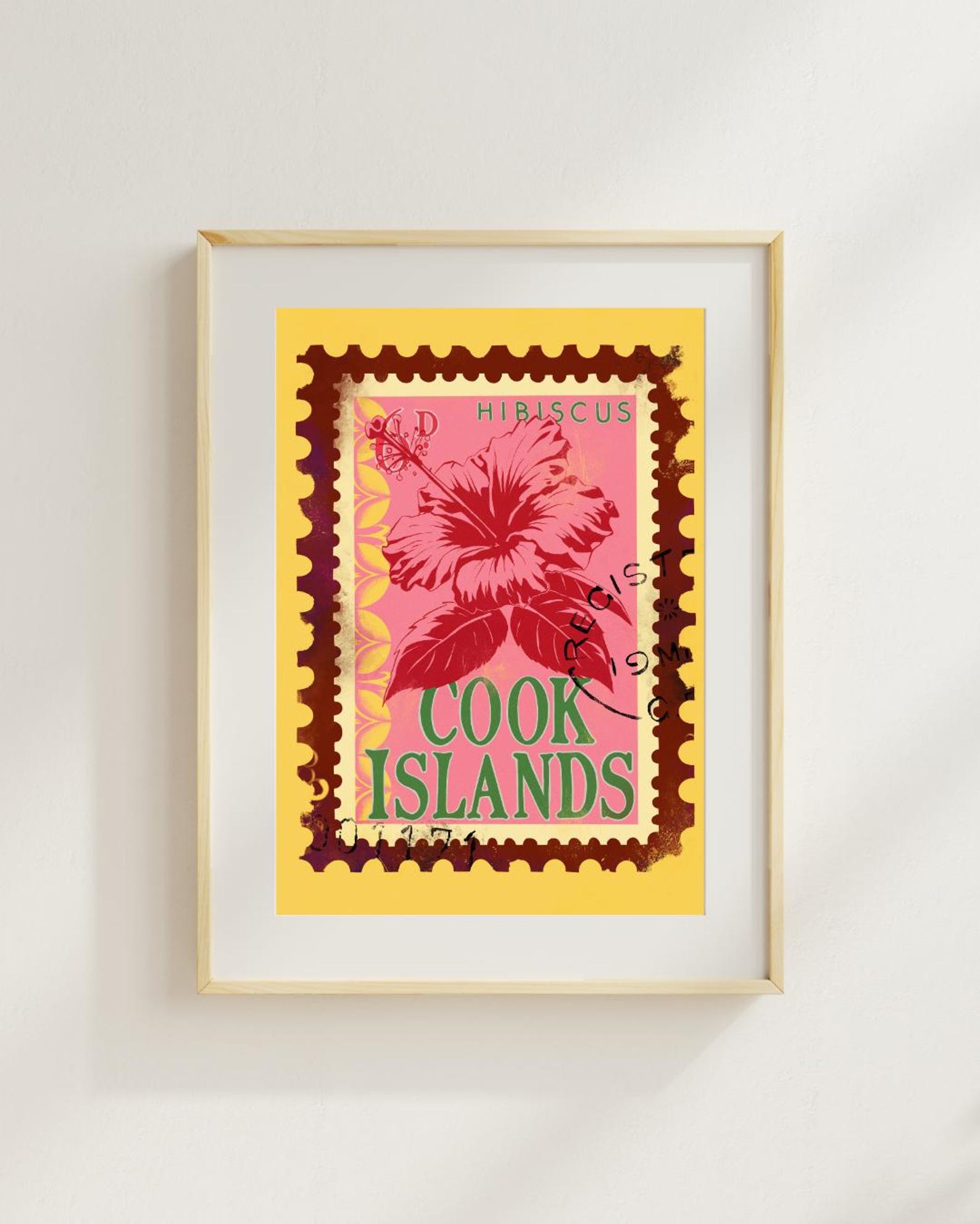 Cookisland Kaute Postage Stamp Art, Kuki Art, Digital Cookisland Art, 4 ...