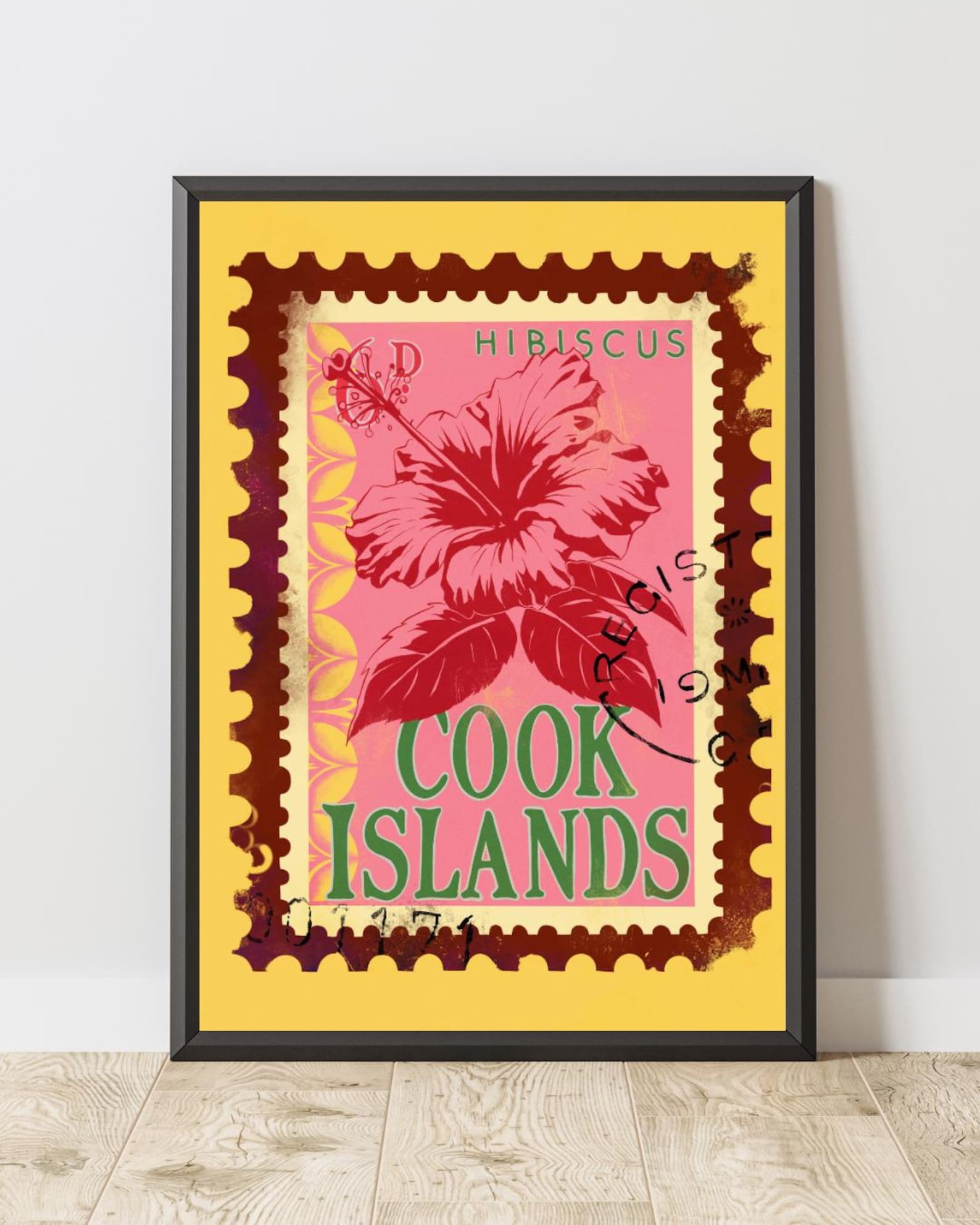 Cookisland Kaute Postage Stamp Art, Kuki Art, Digital Cookisland Art, 4 ...