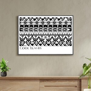 Kuki Pattern, Cookisland Art 6 Pack, Polynesian Art, Digital Art ...