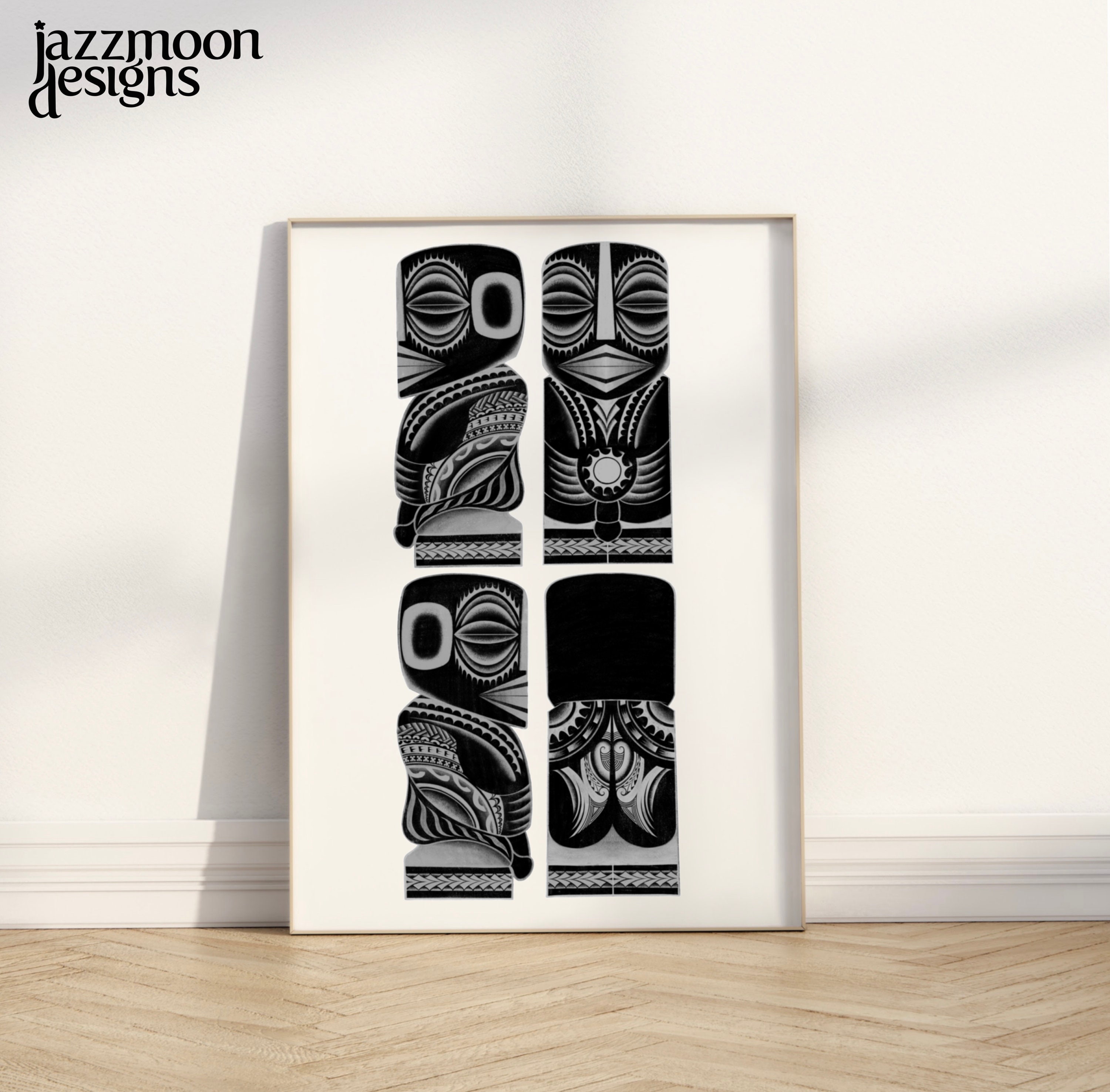Cook Island Art 10 Pack Polynesian Art Tangaroa Digital Art - Etsy