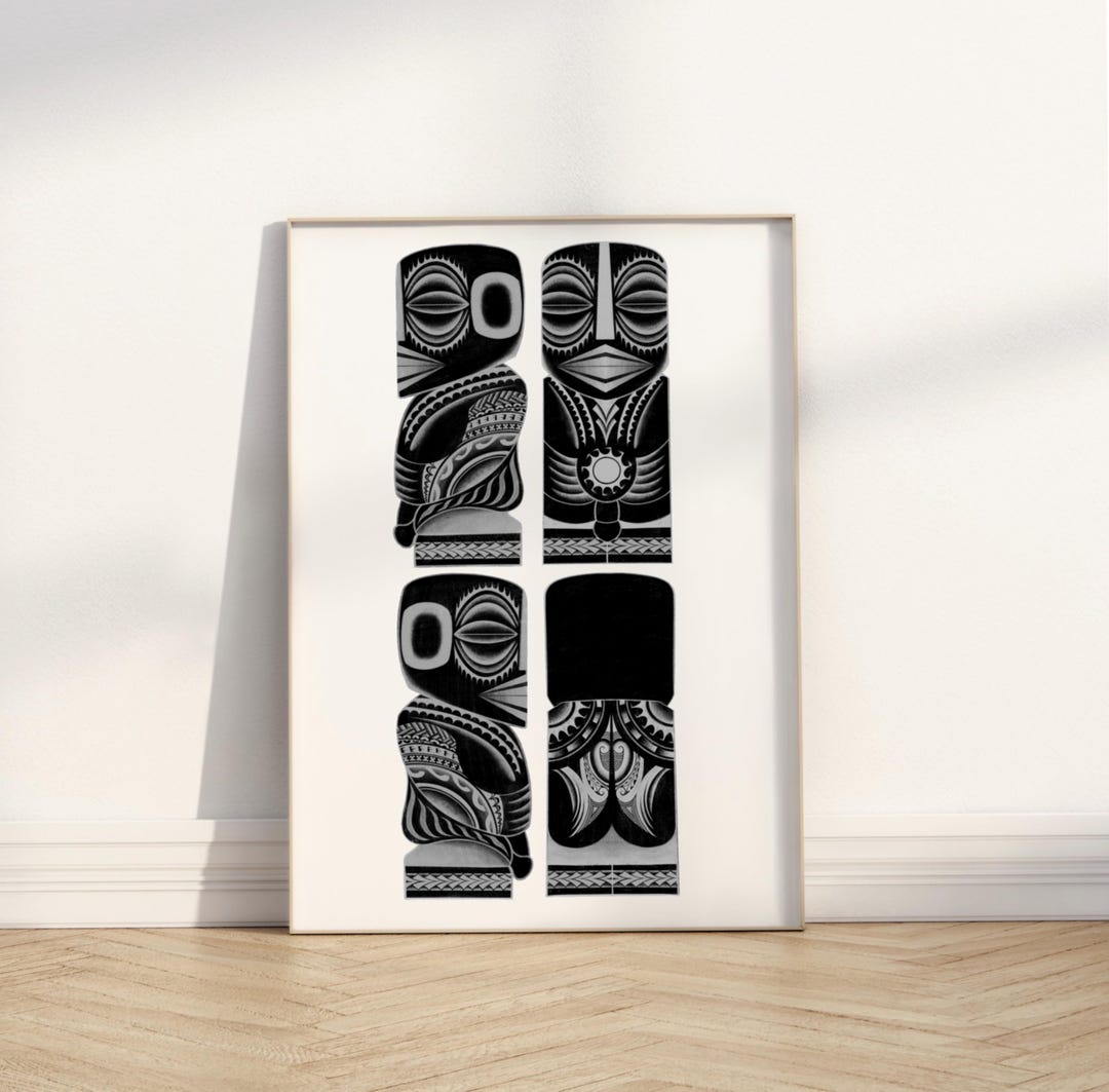 Cook Island Art 10 Pack, Polynesian Art, Tangaroa, Digital Art Download ...