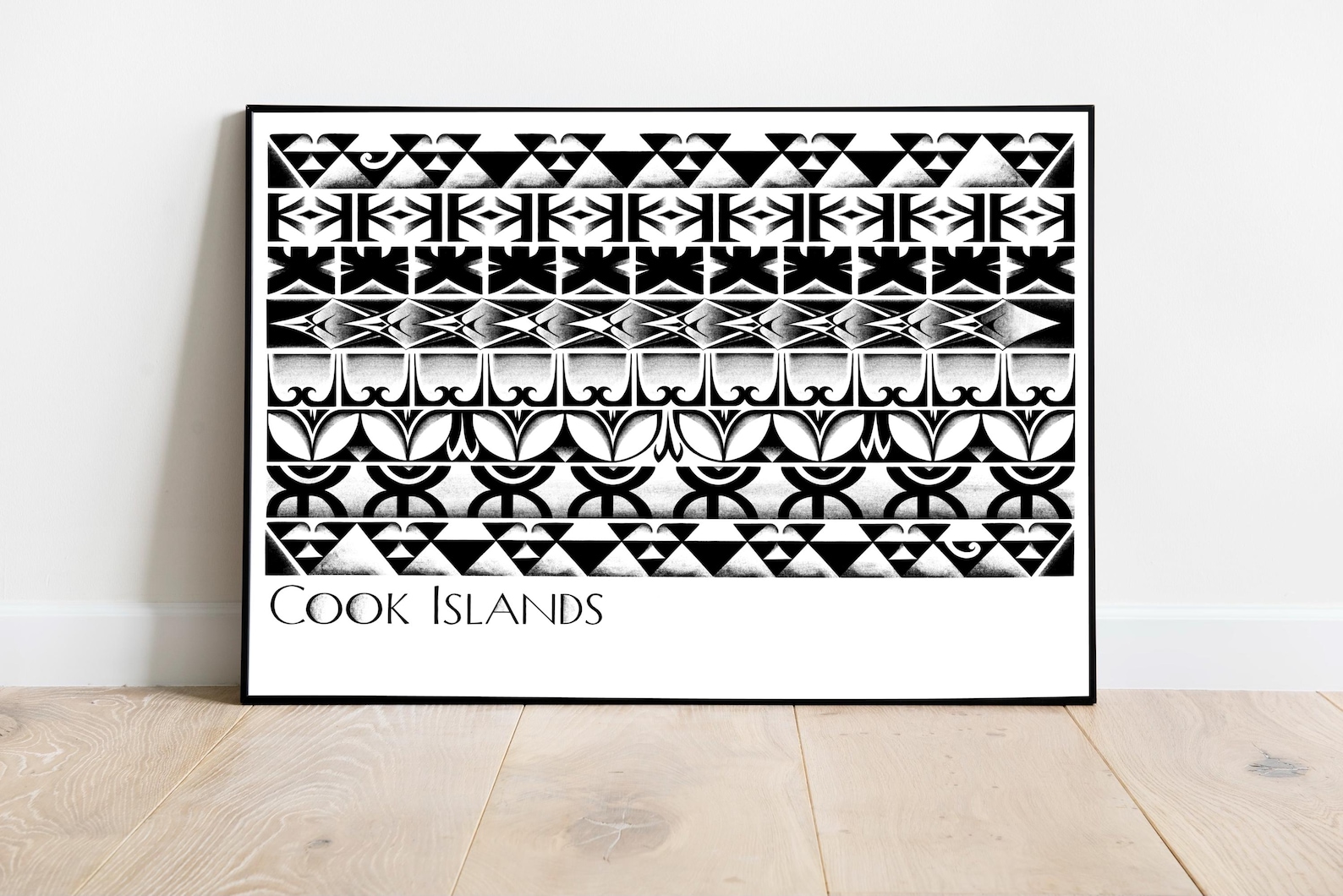 Kuki Pattern, Cookisland Art 6 Pack, Polynesian Art, Digital Art ...