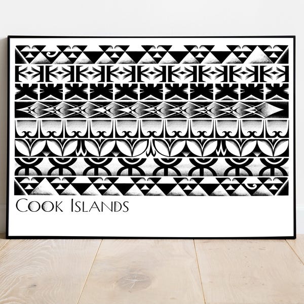 Cook Island Pattern - Etsy New Zealand