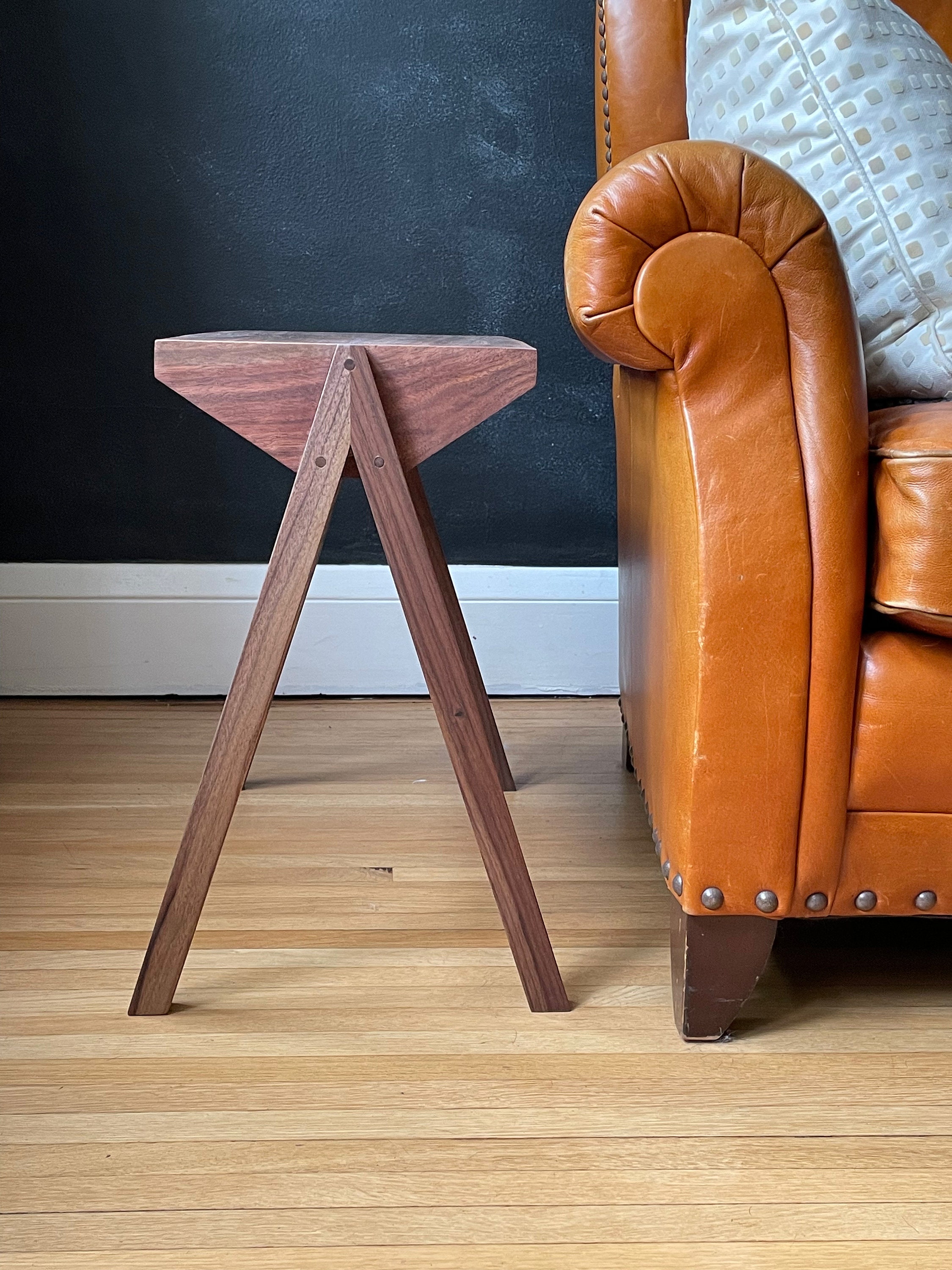 Stacking Walnut Side Tables Set of 2 - Etsy