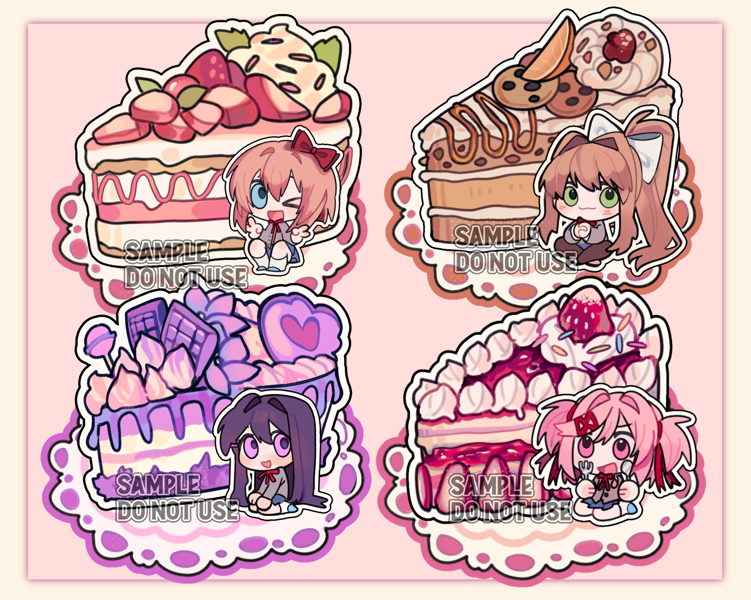 Happy Birthday Chibi Cake