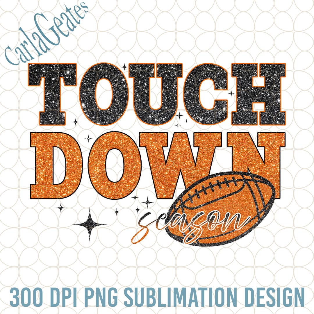 Touchdown Season Png, Retro Football Png, Football Season, Game Day ...
