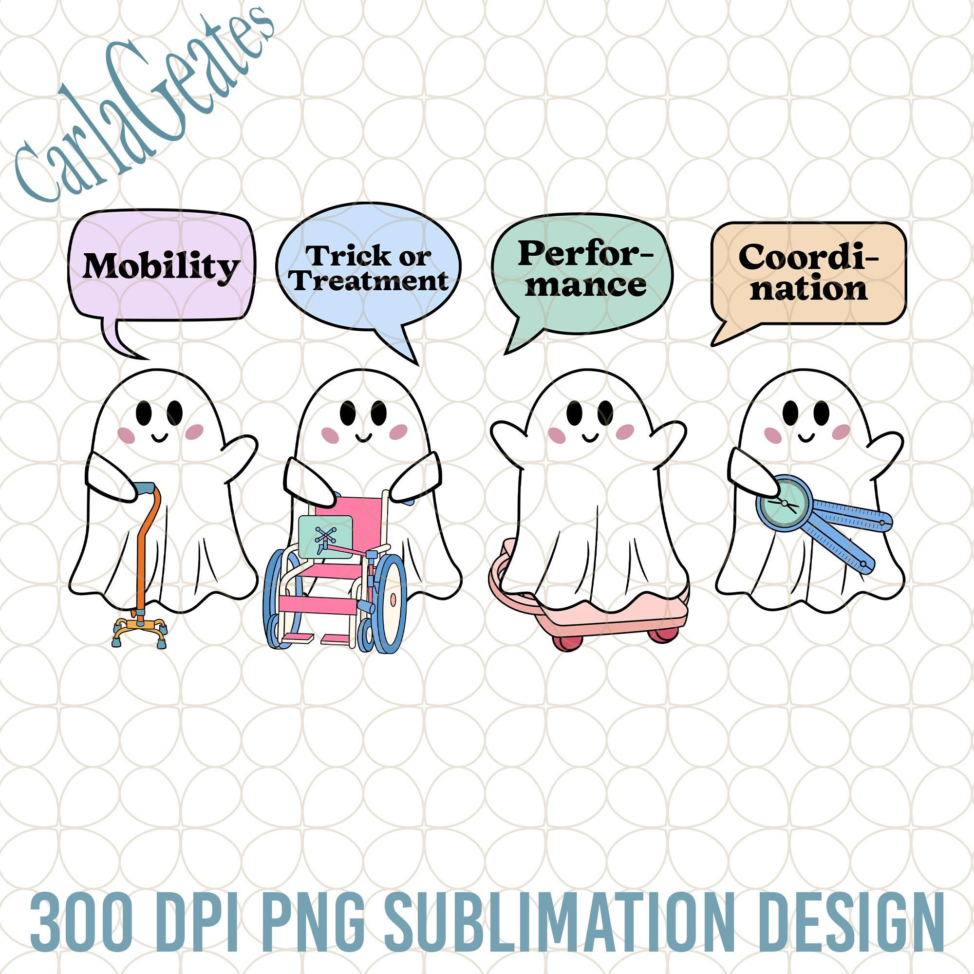 Physical Therapy Halloween Png, Spooky PT Halloween Png, Halloween ...