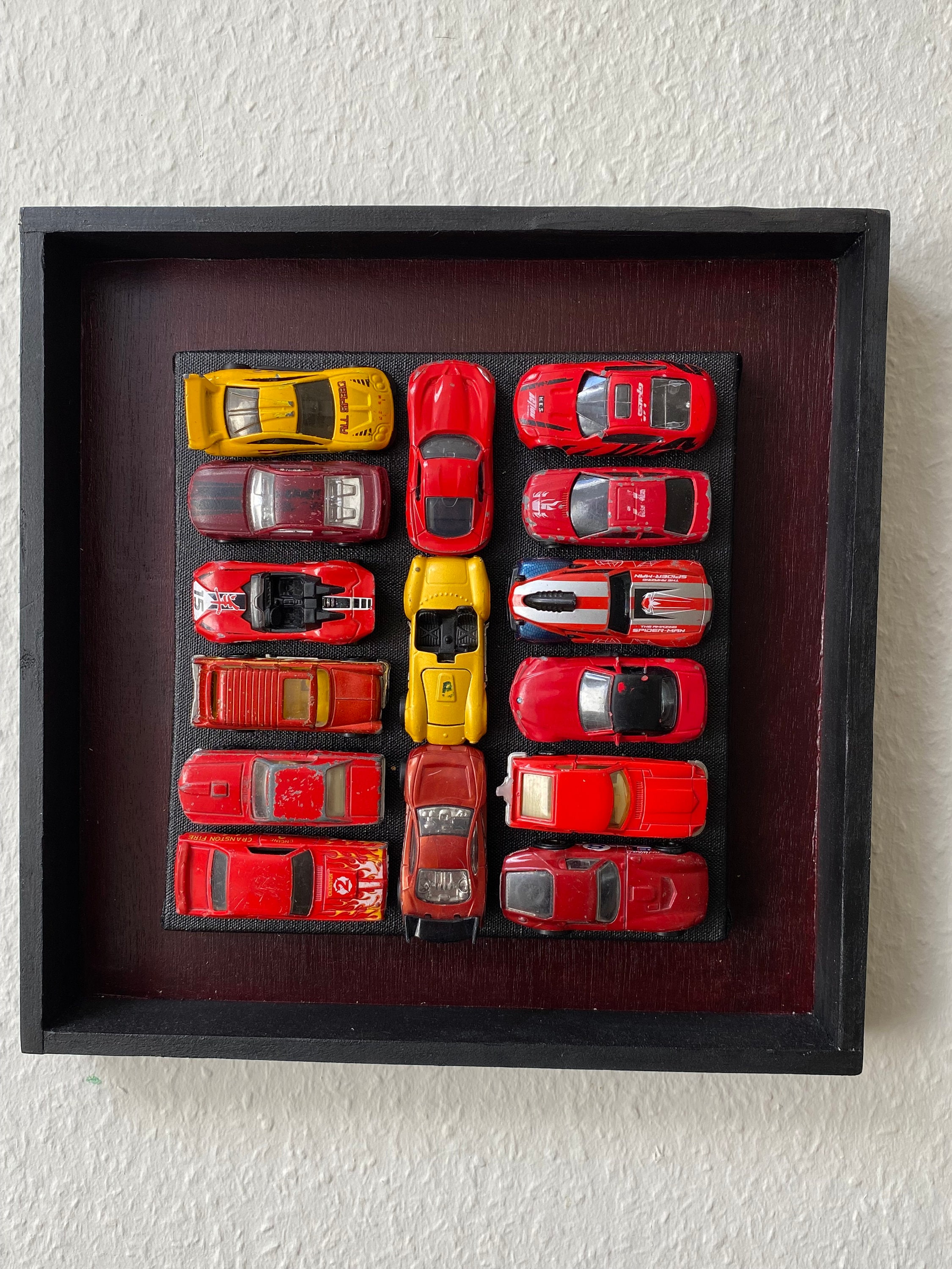 Cadeau Voor Mannen, Dinky Toy Collage, Wall Art, Recycle Art, Mixed ...