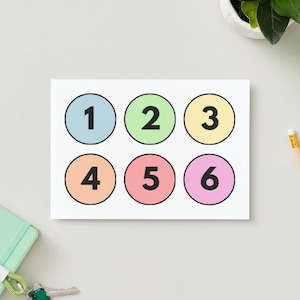 0 100 Numbers Flash Cards Printable Children Educational Kids Learning ...