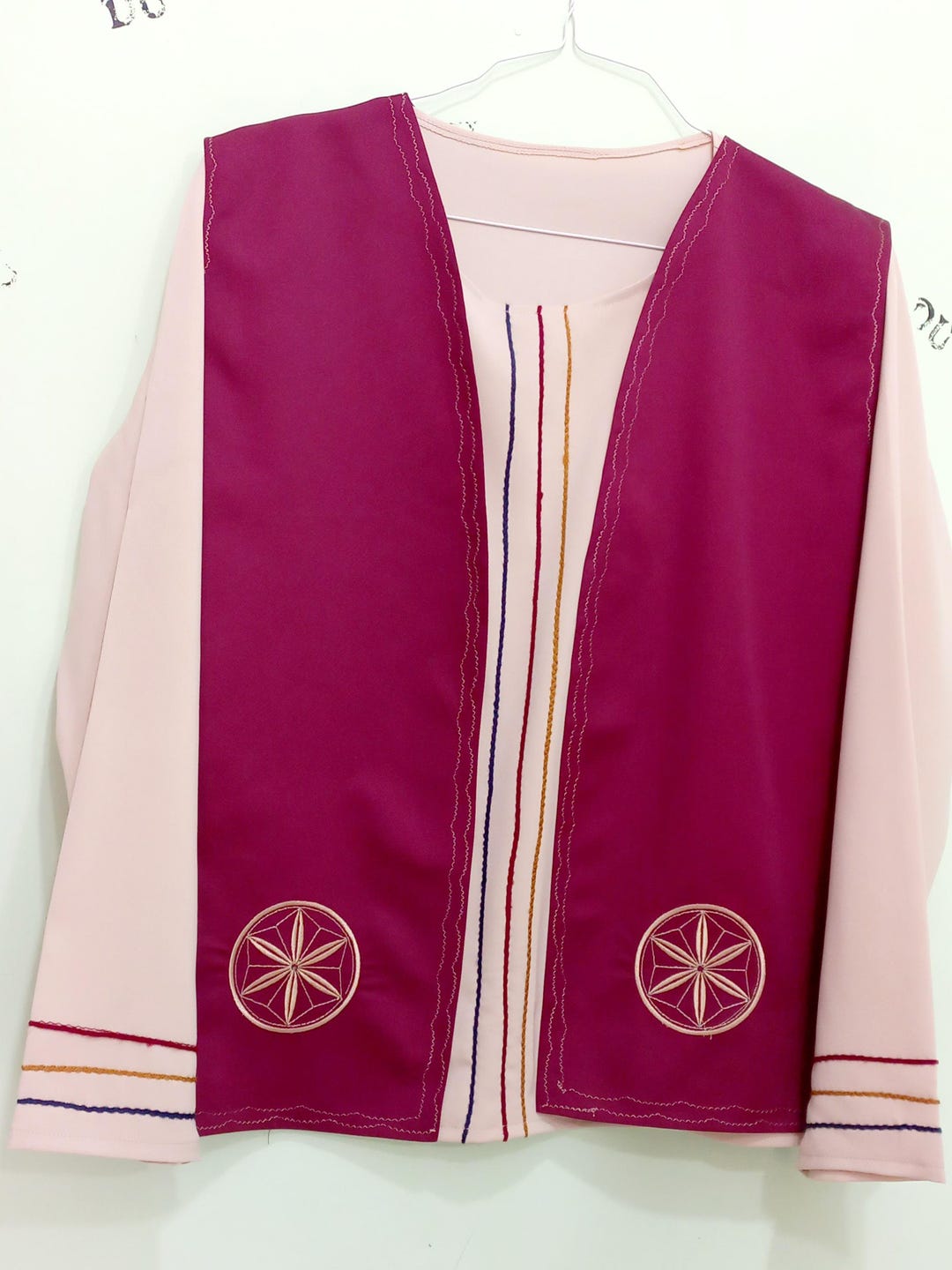 Vest With Armenian Embroidery Patterns Simple and Tasteful - Etsy