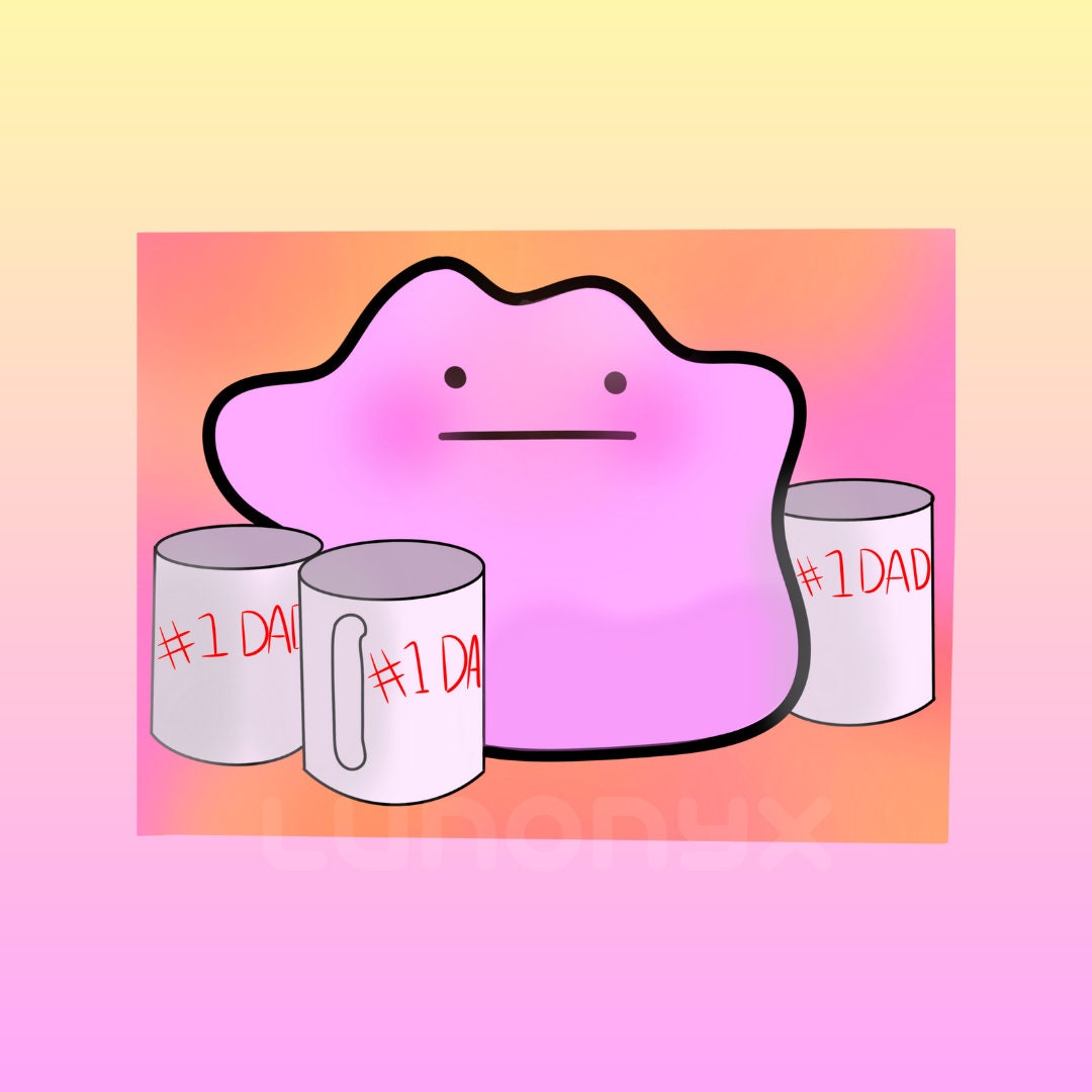 Ditto-inspired Sticker, Ditto Dad Sticker, Ditto Sticker, Funny Ditto ...