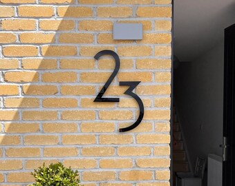 10 Inch Modern House Numbers and Letters, Custom House Address Signs ...