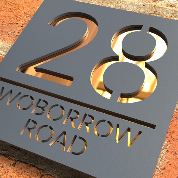 3d Personalized Brass Sign - Etsy