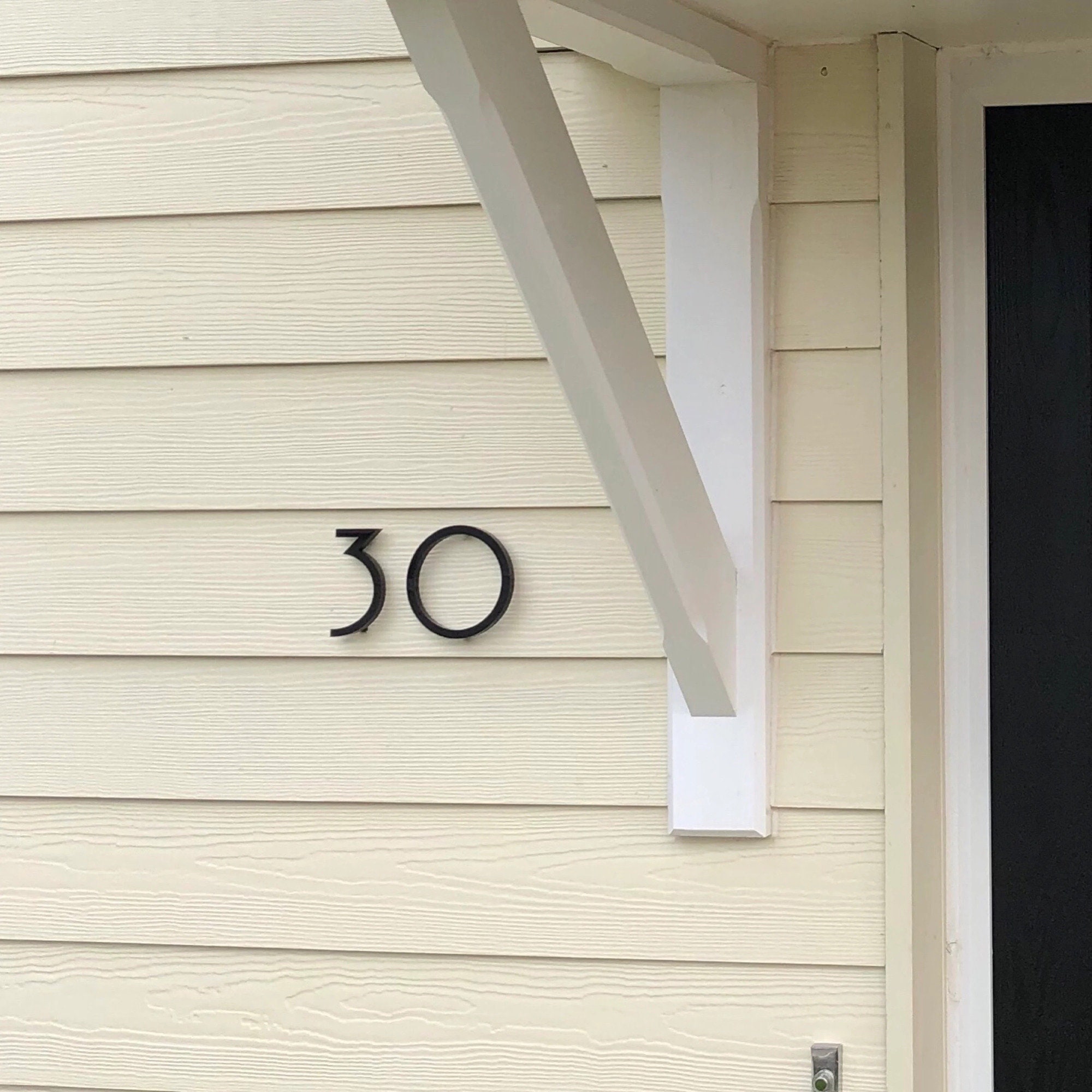 6 Inch Modern House Numbers Letters, Custom Address Numbers - Etsy