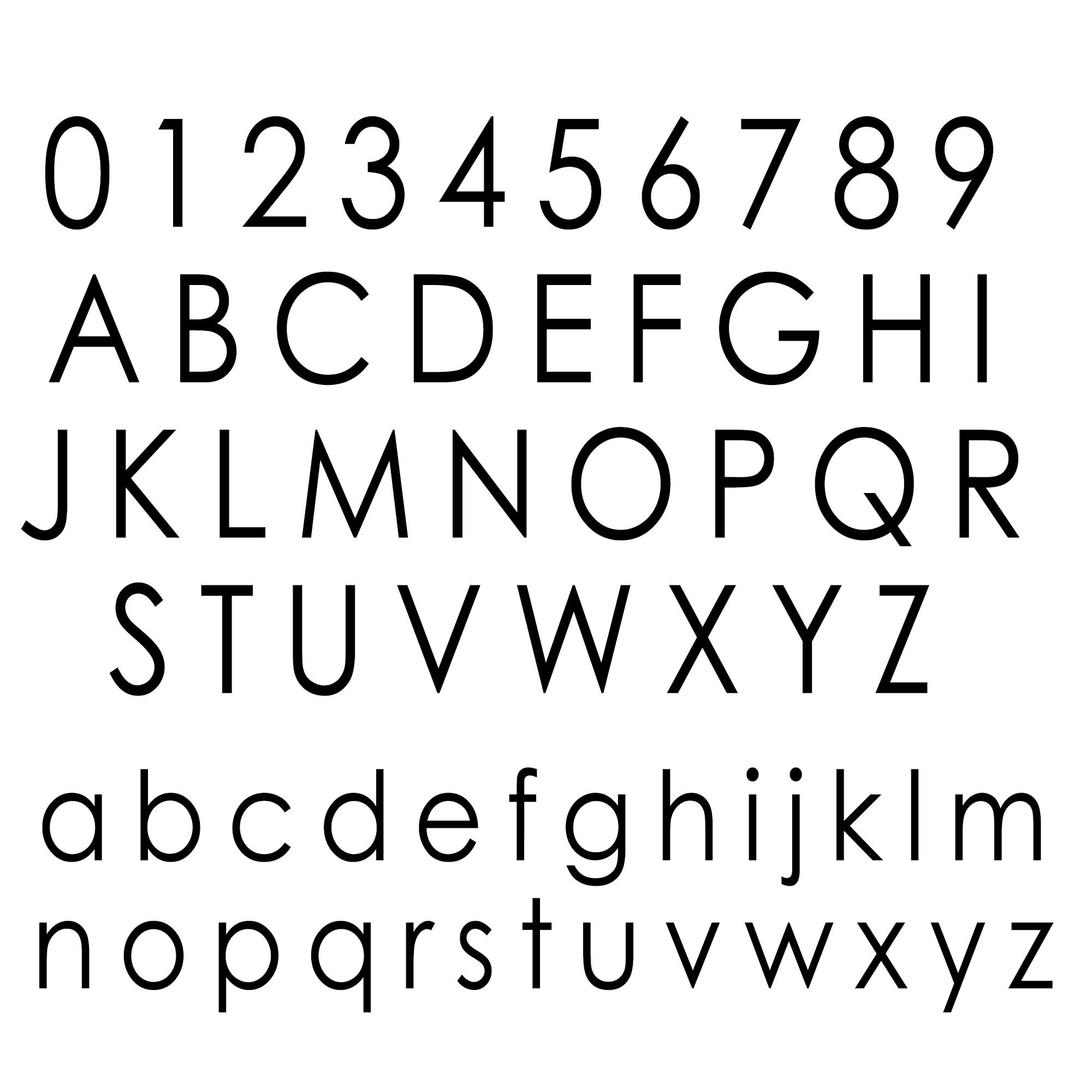 6 Inch Modern House Numbers Letters, Custom Mailbox Numbers - Etsy