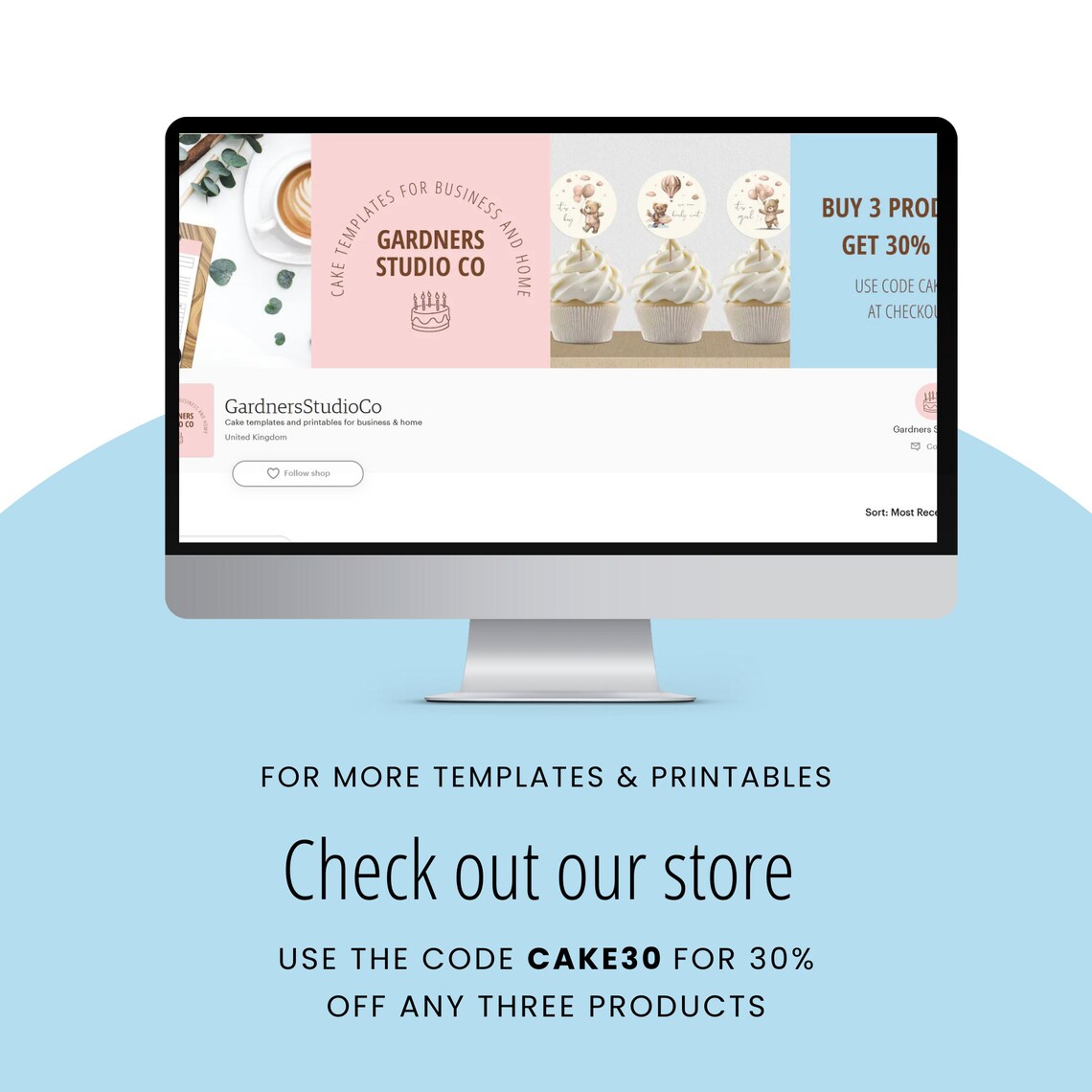 Cake Decorating Party Invitation, Editable Canva Template, Baking Party ...