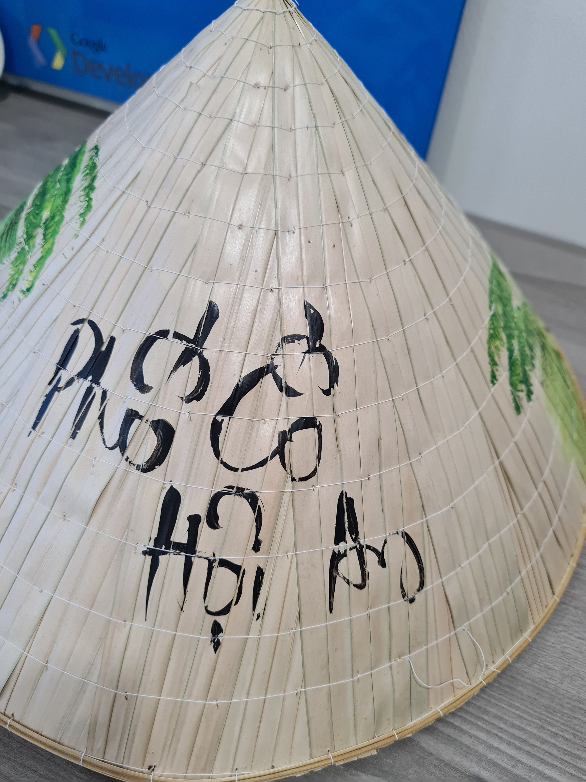 Conical Hats From Vietnam Workshop Hand Painted Conical Hats - Etsy