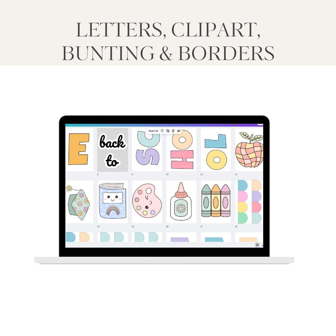 Retro Back to School Bulletin Board Kit Welcome Letters, Bunting ...