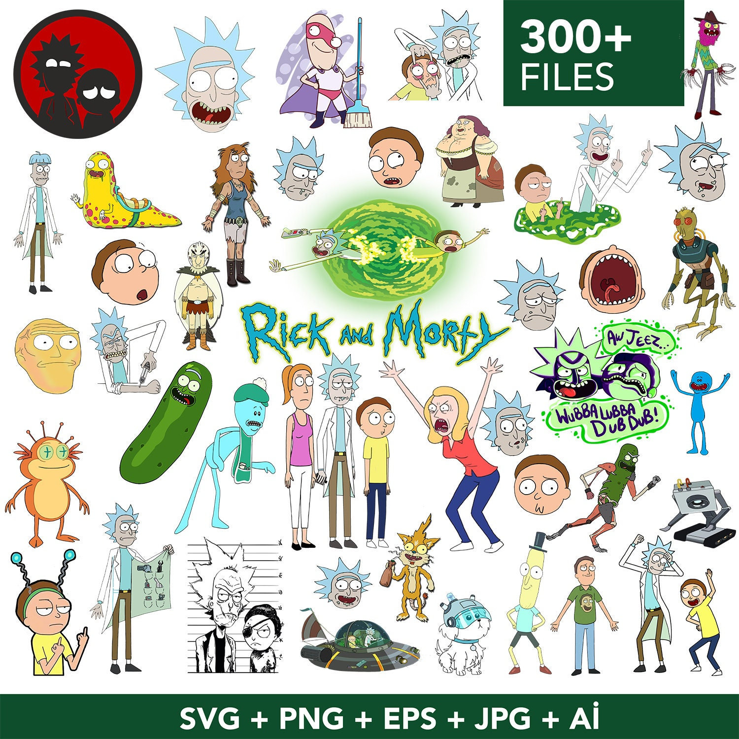 Rick and Morty PNG Bundle Rick Morty Png Cut Filerick and - Etsy UK