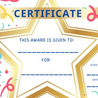 Printable Certificate of Math Achievement, US Letter Size - Etsy