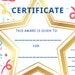 Awards Certificate for Printing, Recognition Certificate, Class ...