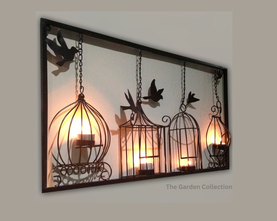 3D Bird Cage Tea Light Holder Candle Holder Decorative Home - Etsy UK