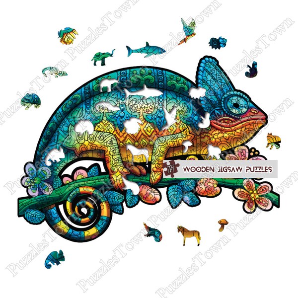 Wood Animal Puzzle - Etsy