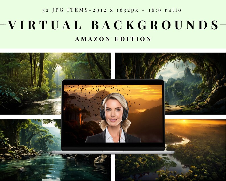 32 Amazon Virtual Backgrounds, Virtual Background for Zoom, Microsoft ...