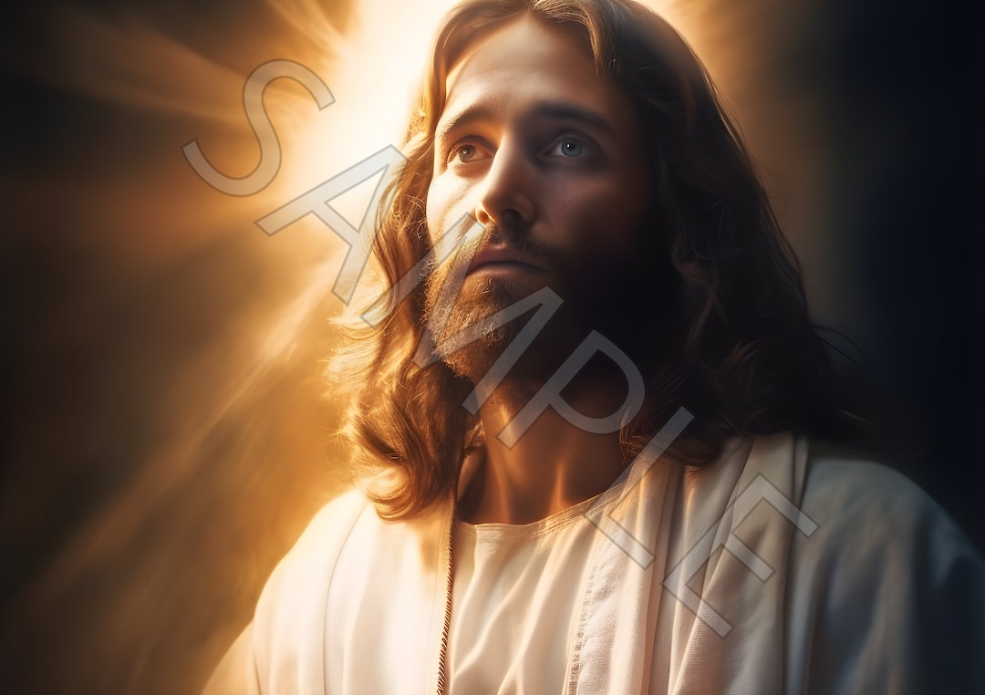 Jesus Christ Glance Photo Artwork Digital Download Printable Come ...