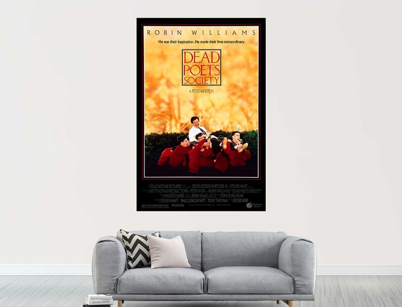 Dead Poets Society 1989 Movie Poster Classic Vintage 80s Print Image ...