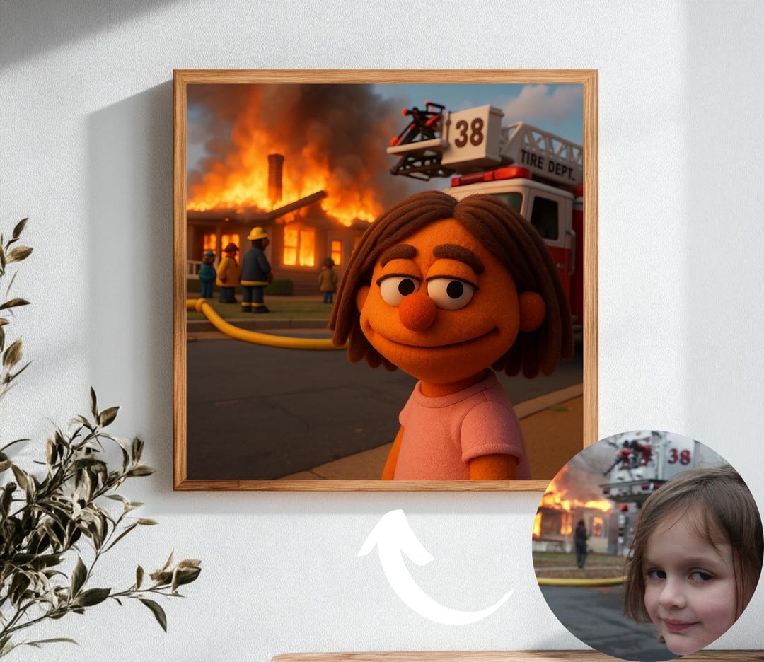 Custom 3d Muppet Style Portrait | Photo to Puppet Art | Personalized ...