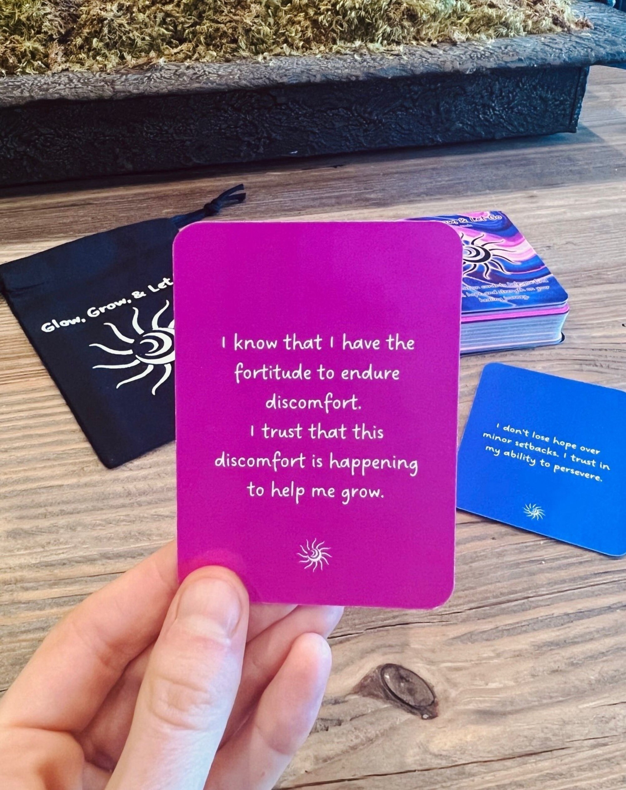 Glow, Grow, & Let Go - Healing Affirmation Cards | 52 Card Deck ...