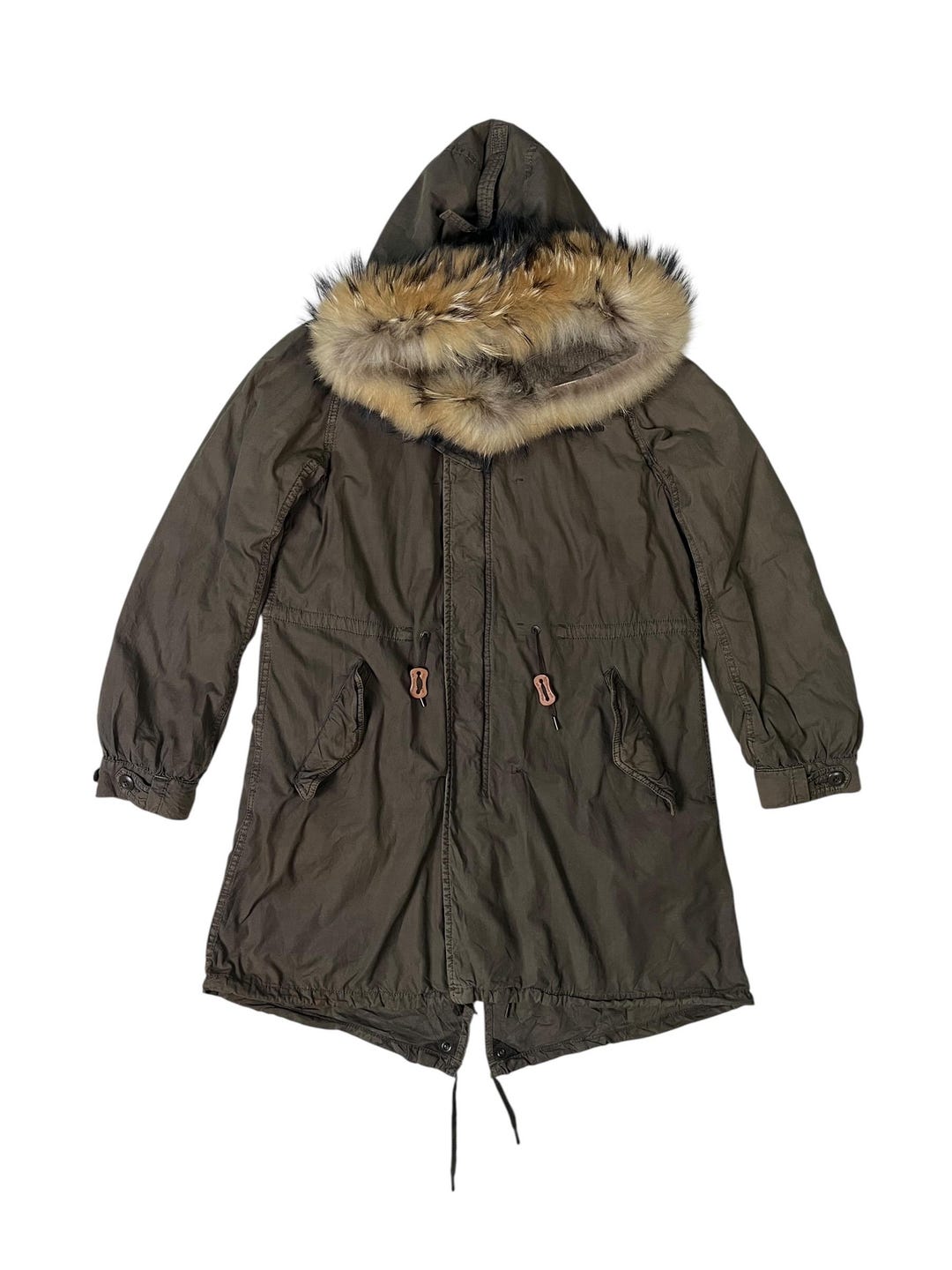 GOA Military Equipment Bono Jacket Raccoon Fur Avant Garde Parka - Etsy