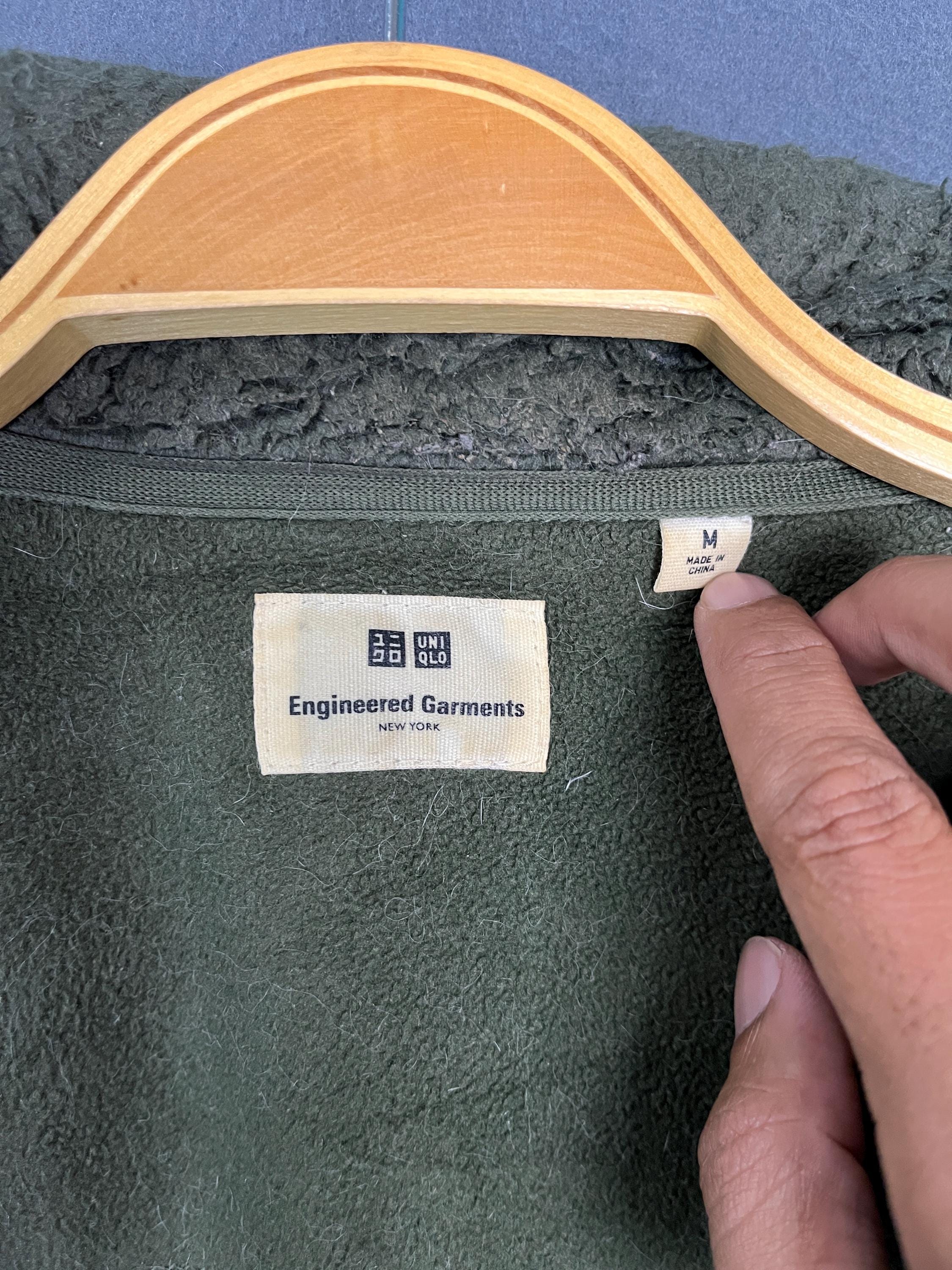 F/W 2019 Engineered Garments New York Uniqlo Patchwork Fleece Jacket ...