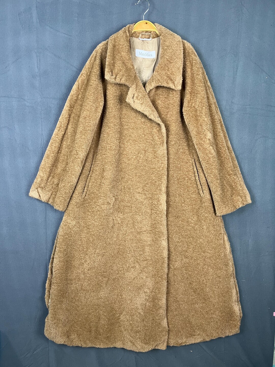 Max Mara Alpaca Wool Long Coat Made in Italy Small Size - Etsy