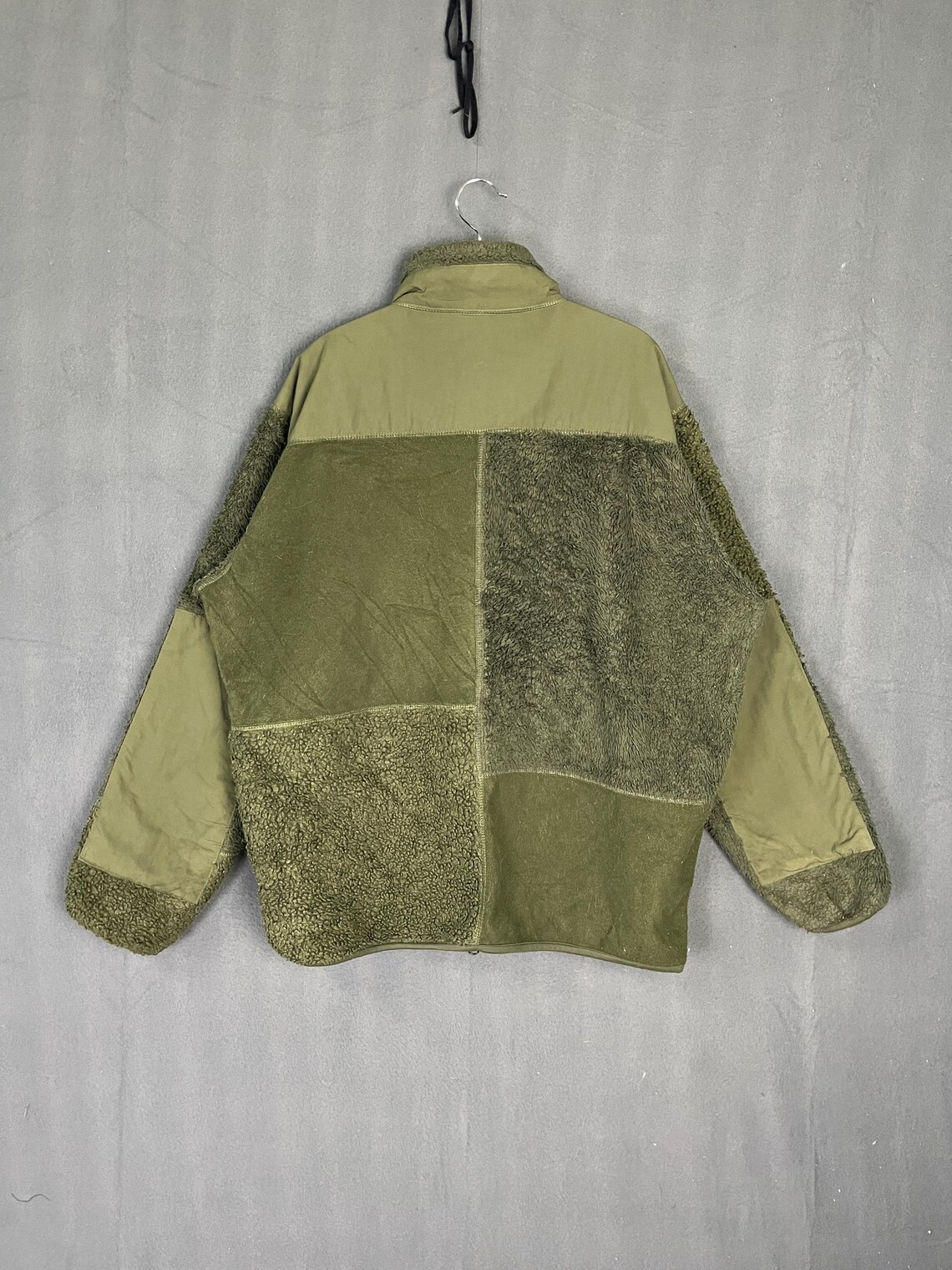 F/W 2019 Engineered Garments New York Uniqlo Patchwork Fleece Jacket ...