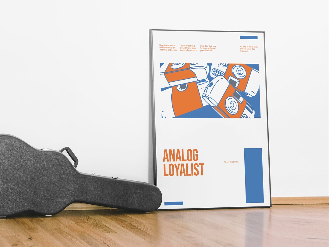 Analog Camera Poster – Film Lover Printable Art (digital Download) - Etsy