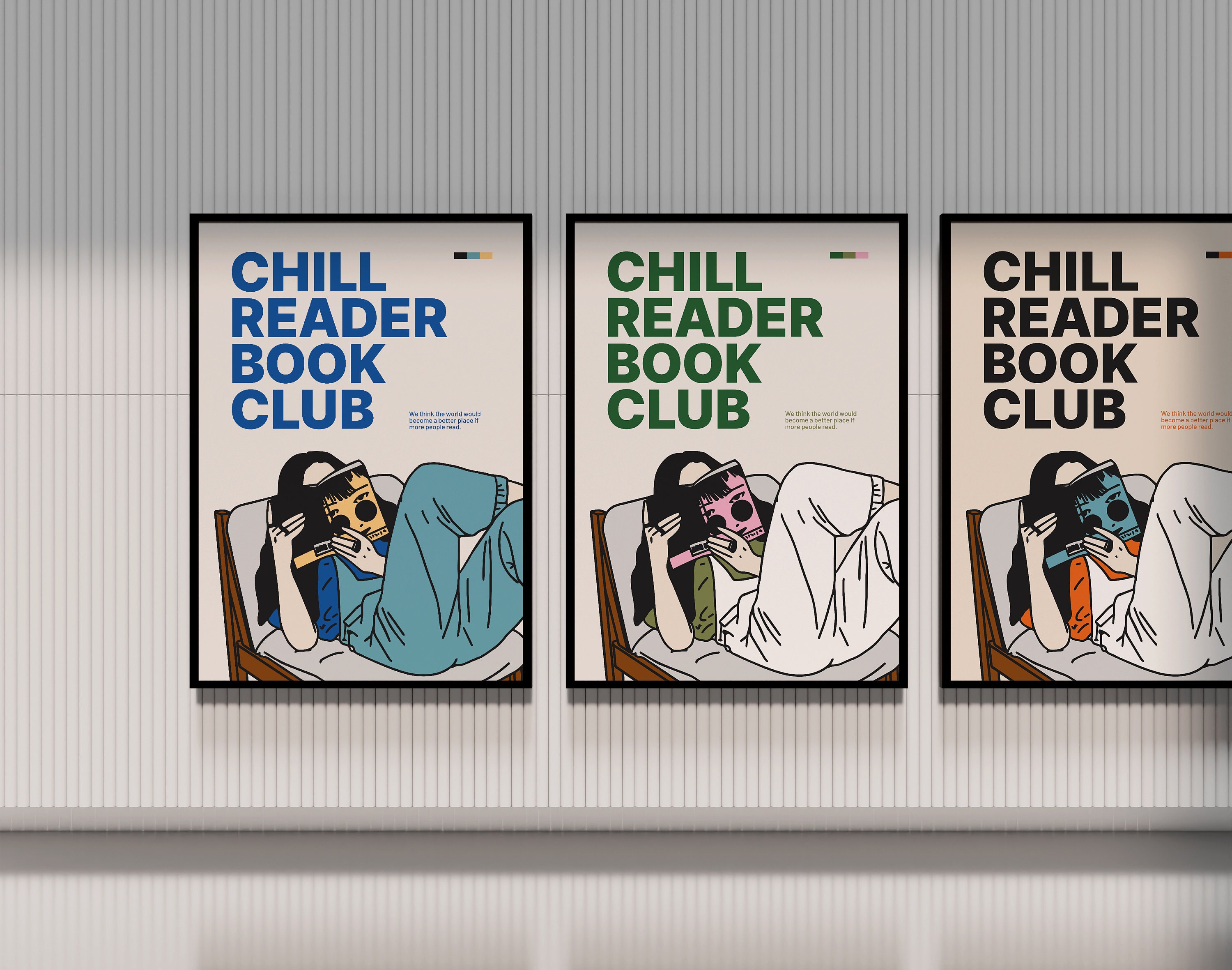 Chill Reader Book Club Poster – Book Nook Art (digital Download) - Etsy