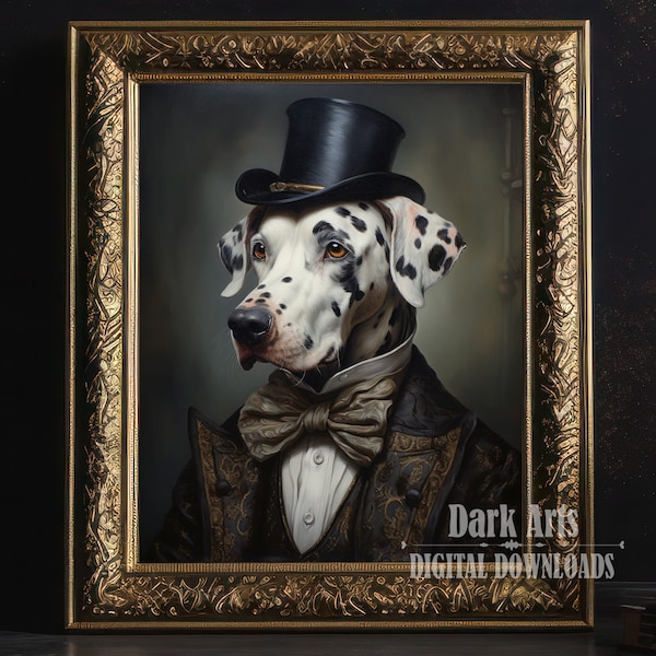Dalmatian Painting - Etsy UK