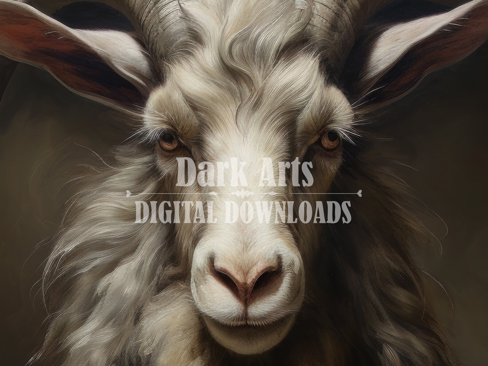 Victorian Goat Vintage Poster, Art Poster Print, Animal Painting, Home ...