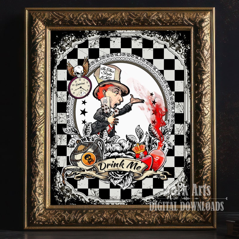 Mad Hatter Print - Etsy