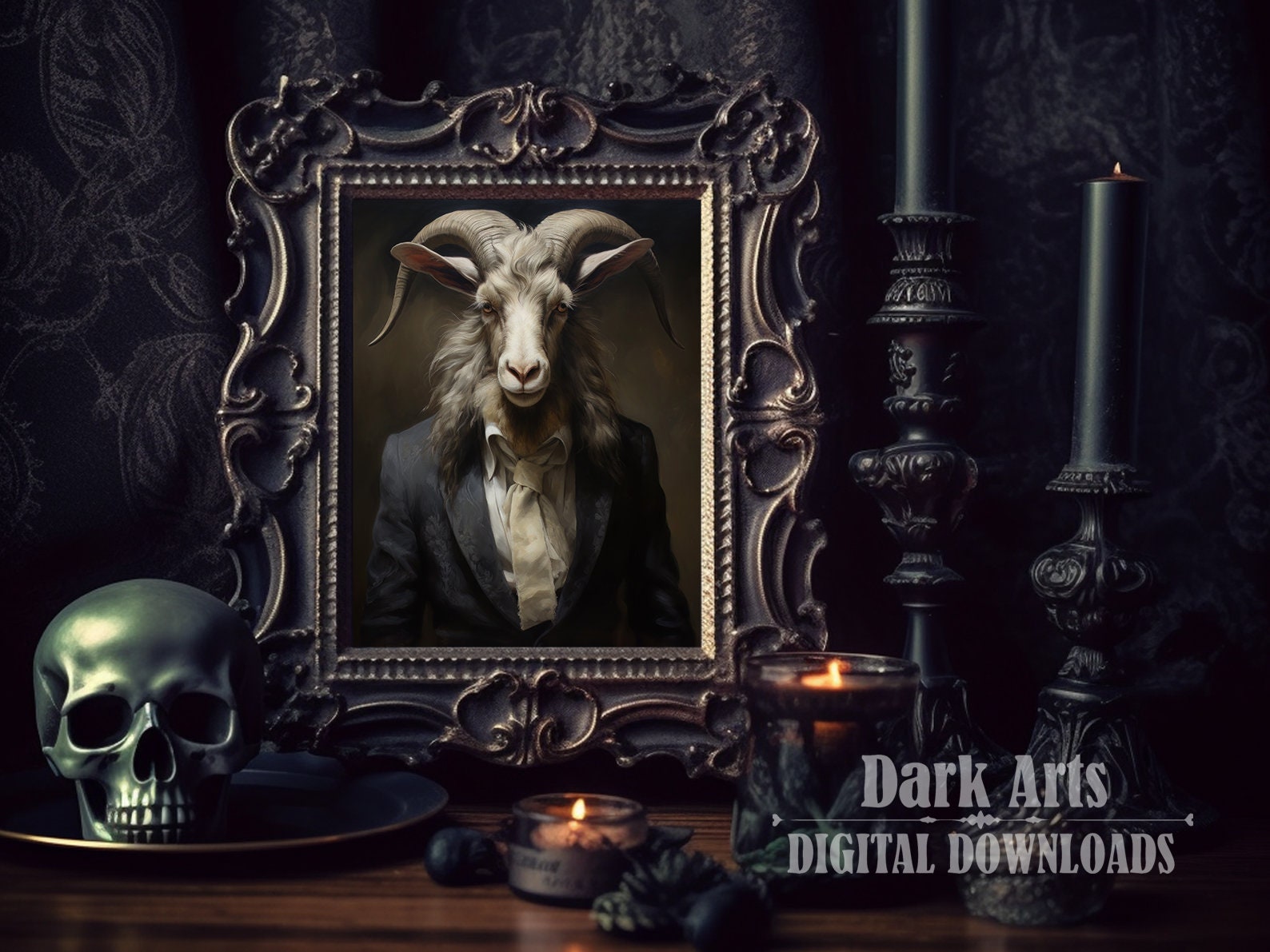 Victorian Goat Vintage Poster, Art Poster Print, Animal Painting, Home ...